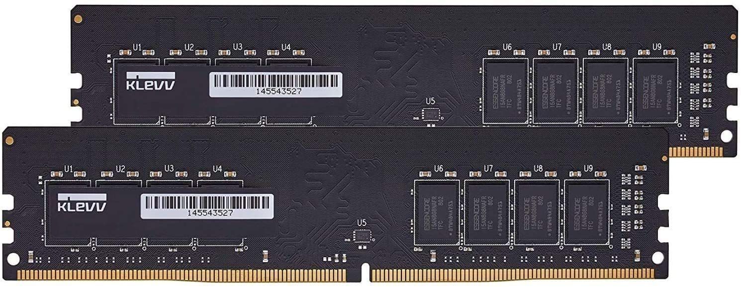 エッセンコアクレブ KLEVV デスクトップPC用 メモリ DDR4 3200Mhz PC4-25600 16GB x 2枚 32GB キット ...