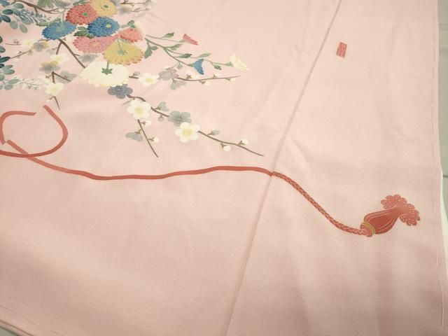 平和屋着物●本加賀友禅作家　奥原一就　色留袖　花車文　正絹　逸品　CAAX5636gh 平和屋着物○本加賀友禅作家 奥原一就 色留袖 花車文 正絹 逸品