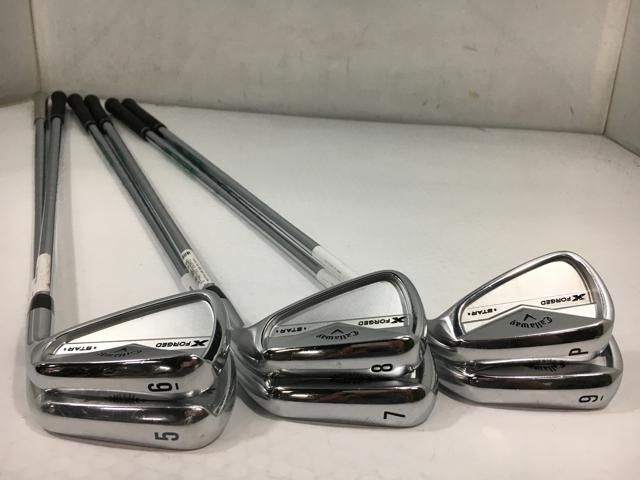 【中古ゴルフクラブ】(6本セット)キャロウェイ Xフォージド STAR アイアン 2024 (日本仕様) NSプロ 950GH neo 5〜9.P【14日間返品OK】 返品OK 【中古ゴルフクラブ】(6本セット)キャロウェイ Xフォージド