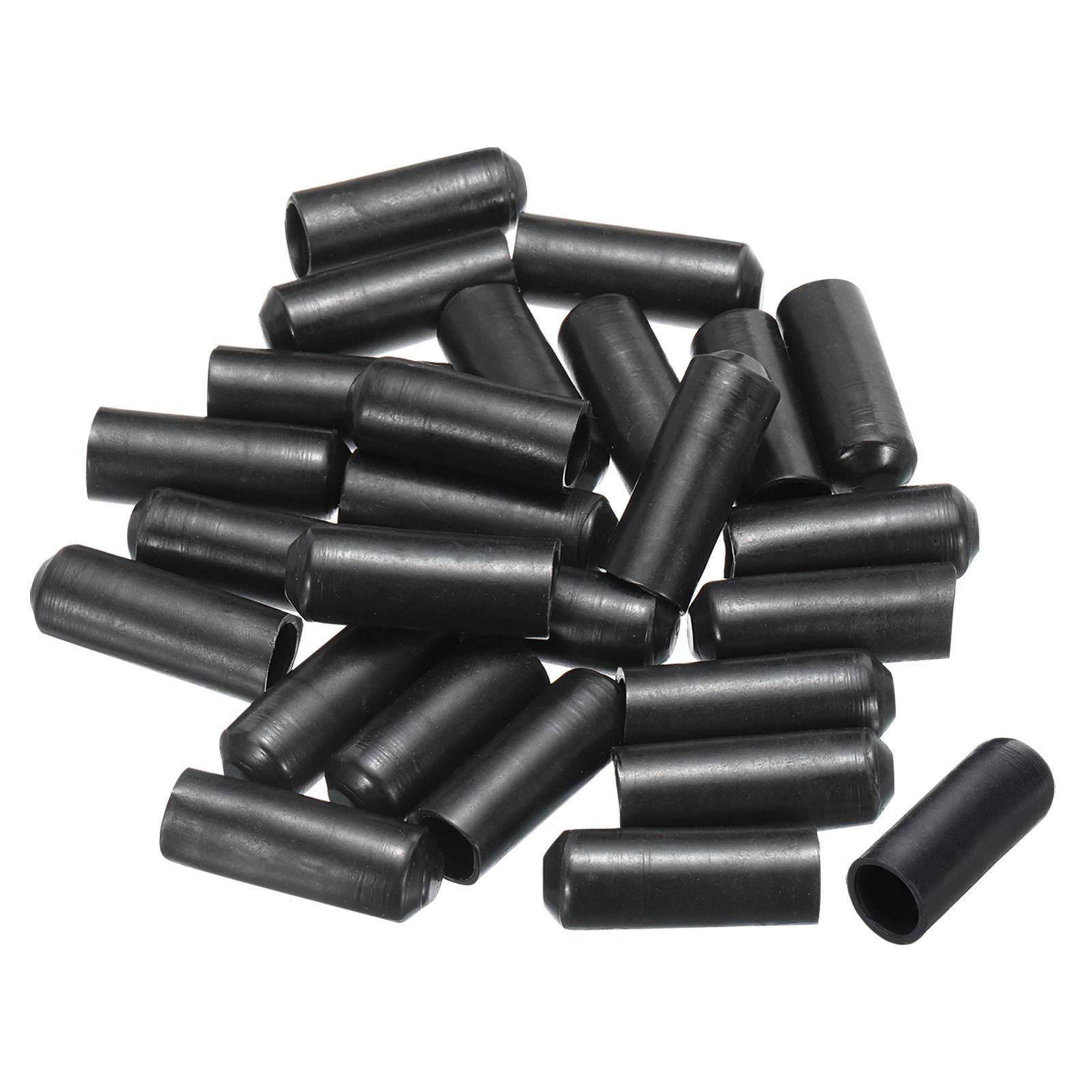 uxcell 熱収縮エンドキャップ 防水電線ラップ 接着剤付き シール済み 熱収縮チューブキャップ ワイヤーケーブル用 10mm直径 2:1 ...