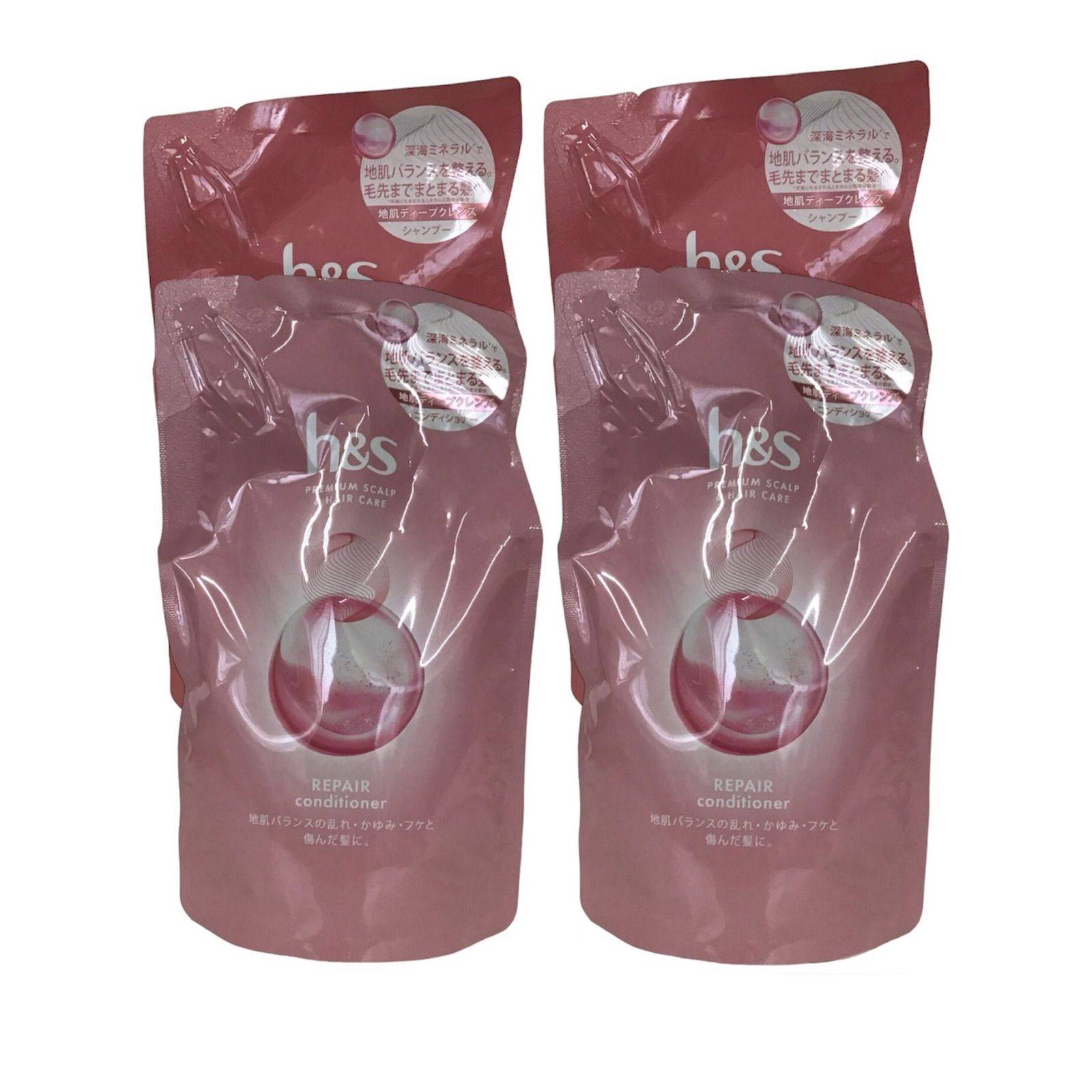 P＆G h＆s リペアシャンプー＆コンディショナーつめかえ用セット 315ml - メルカリ