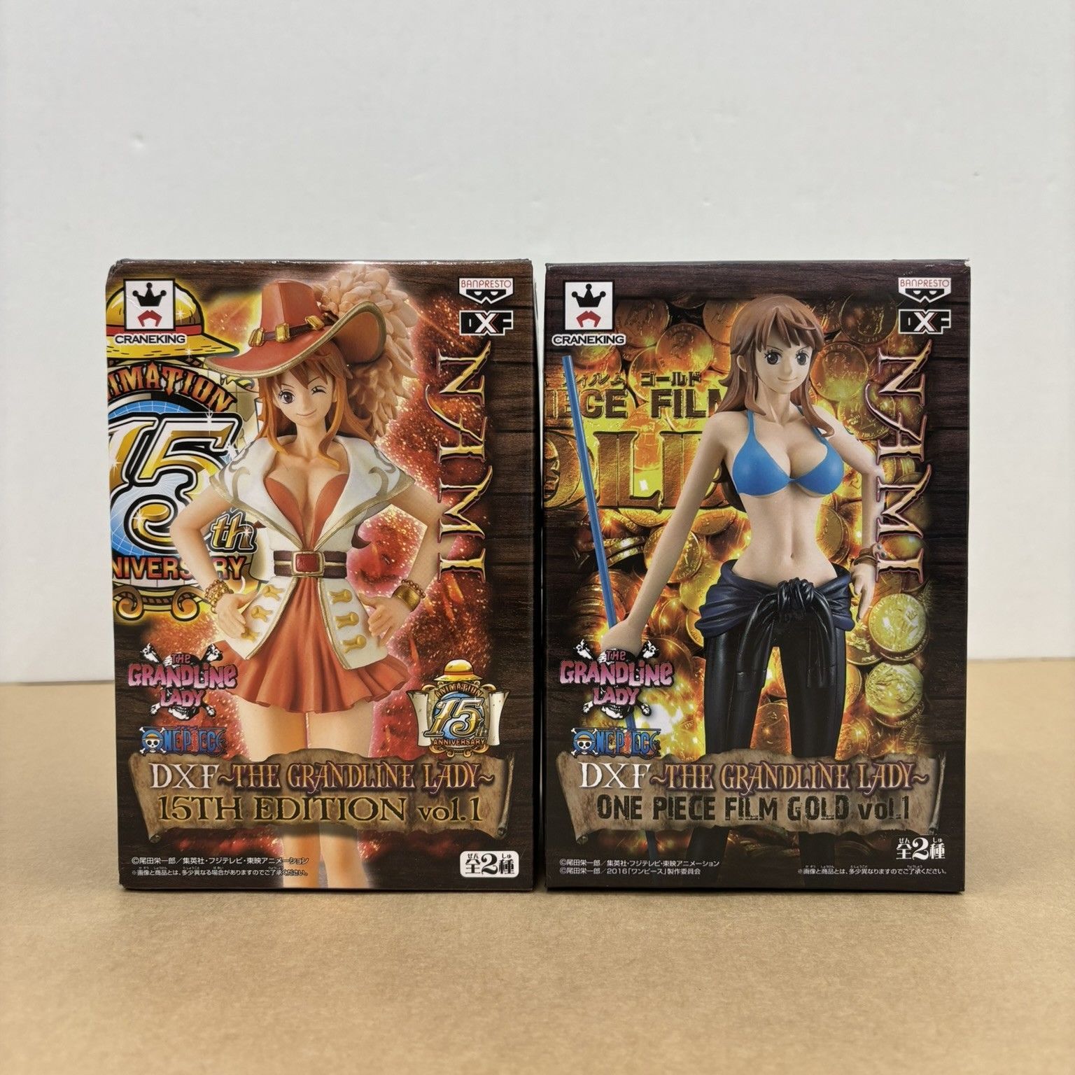 ワンピース DXF ～THE GRANDLINE LADY～ 15TH EDITION、FILM GOLD vol.1 ナミ 未開封 セット【M3088-003】 - メルカリ