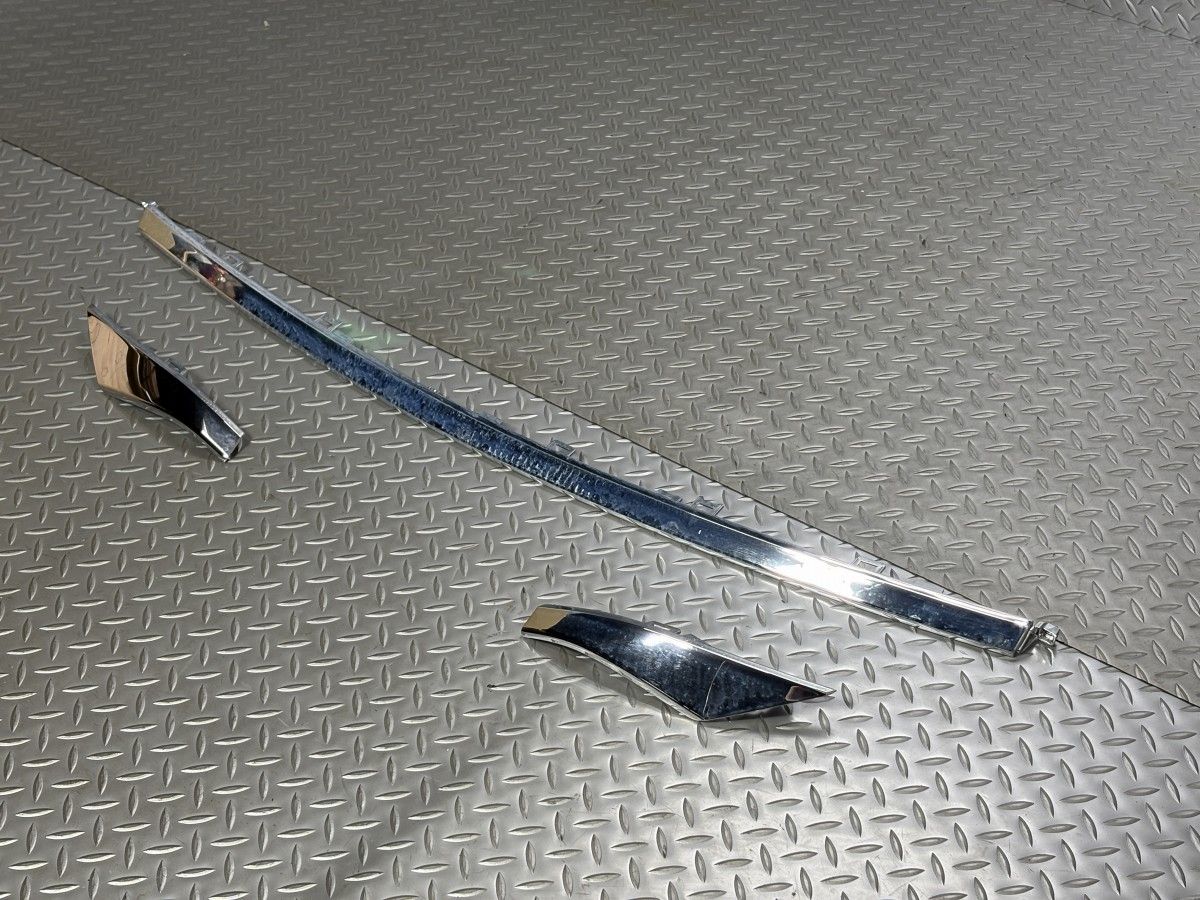 送料無料80系 トヨタ ハリアー 純正 フロントロアグリル メッキモール 品番53122-48160/53127-48040/53128 ...