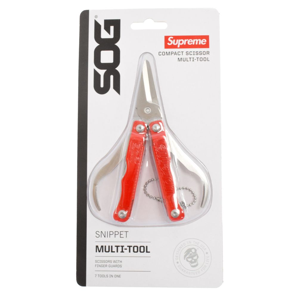 SUPREME (シュプリーム) 22AW SOG Snippet Multi Tool スニペットマルチツール レッド/シルバー - メルカリ