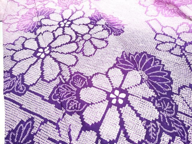 平和屋着物○豪華振袖 刺繍 舞花文 暈し染め 金銀糸 金彩 仮