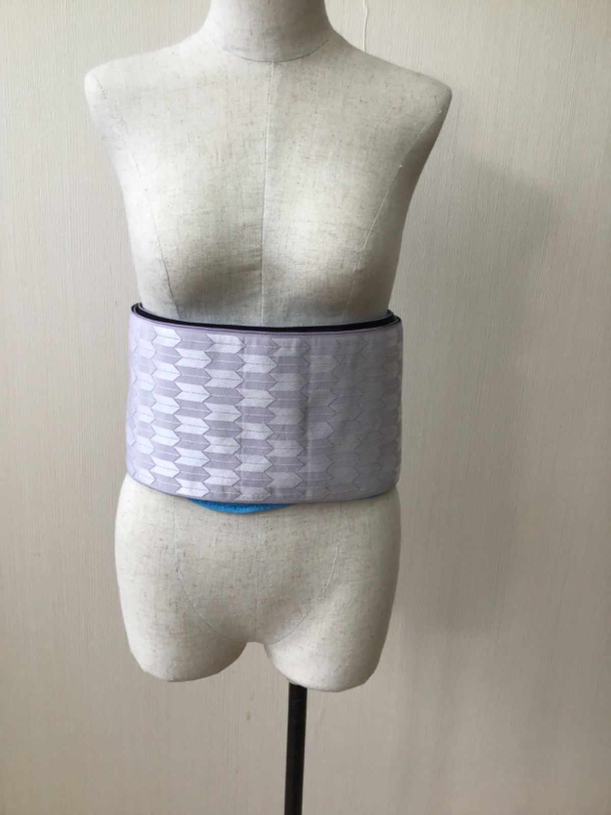 半幅帯 矢羽根柄 ポリエステル 着物 浴衣 リバーシブル b-156 - メルカリ