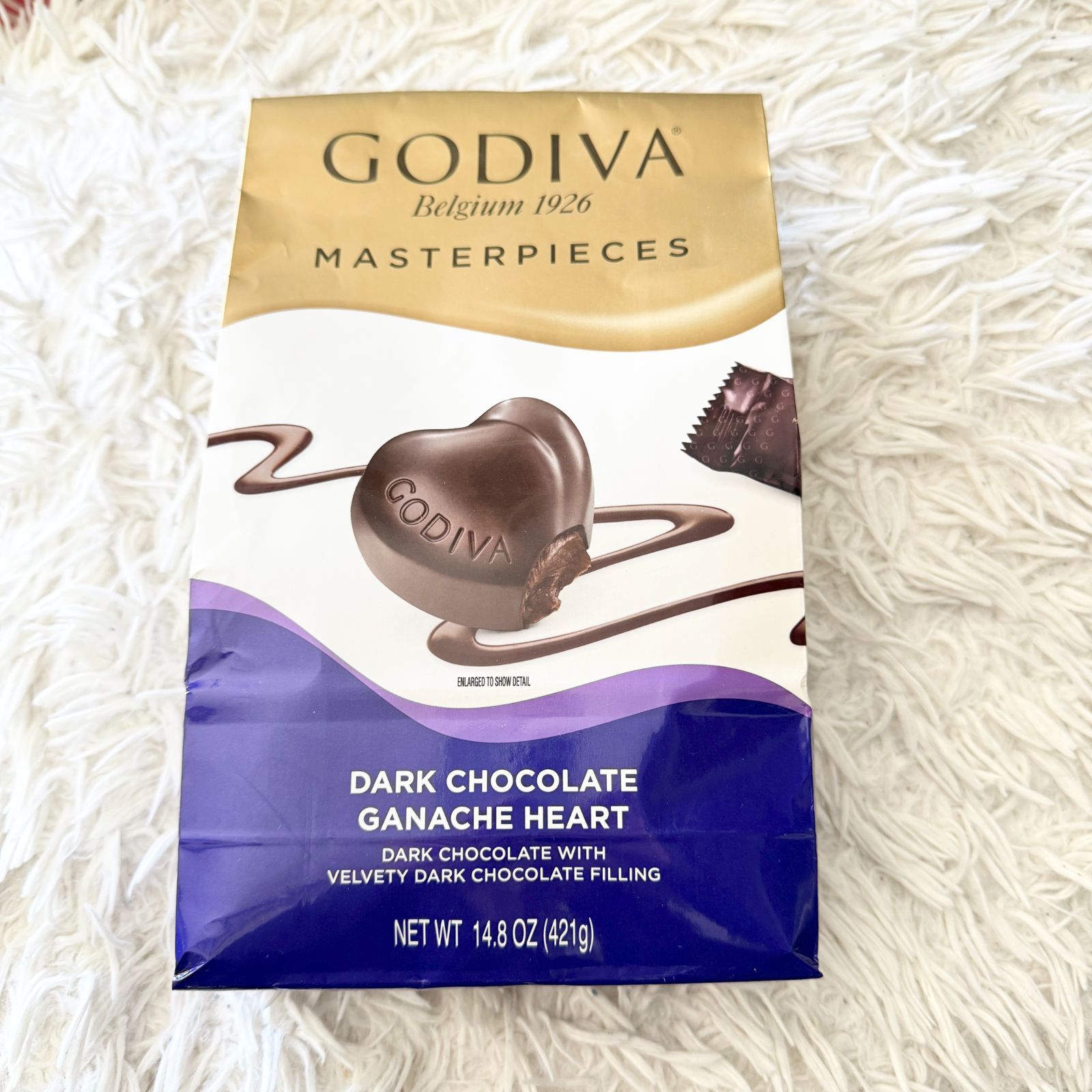 開封後再梱包 GODIVA ゴディバ マスターピース ダークハート XLバッグ 標準54個入り 421g - メルカリ