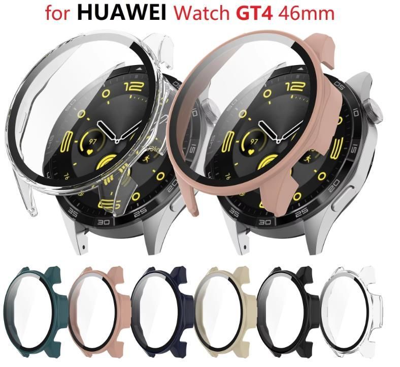 HUAWEI WATCH GT 4 ファーウェイ ウォッチ gt4 46mm ガラス 保護 ケース 防水 カバー フィルム ケース 交換ケース ...