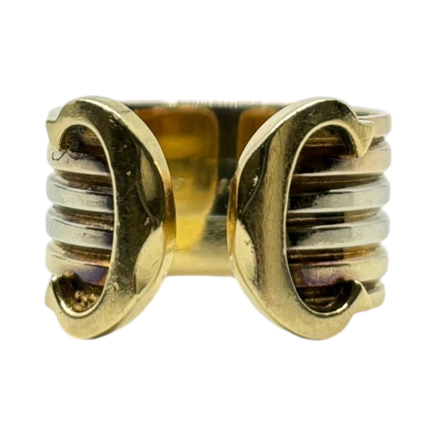 Cartier(カルティエ) combi C2 ring コンビ C2リング 155 356 51(11号程度) ゴールド×シルバー 廃版 ...