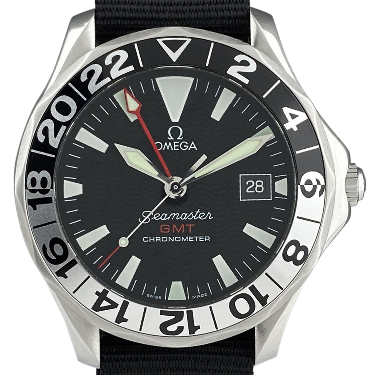 オメガ OMEGA シーマスター 50周年記念モデル 2834.50.91 腕時計 SS 自動巻き ブラック メンズ 【中古】 - メルカリ