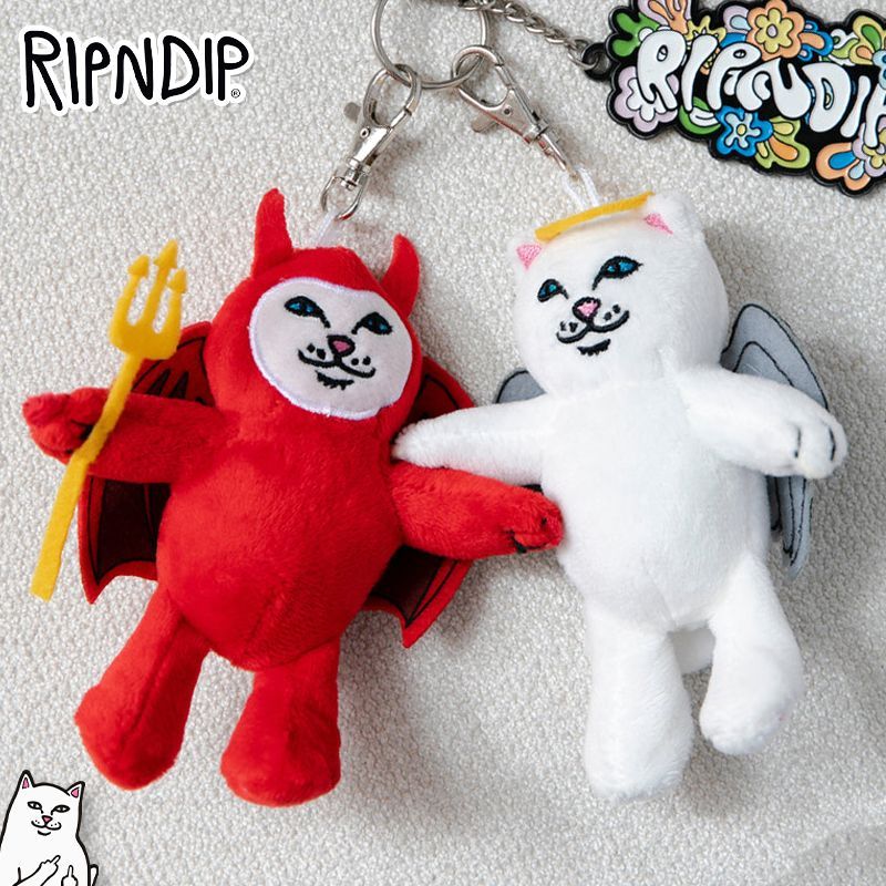 3300000060024 ★送料無料★ リップンディップ キーホルダー RIPNDIP キーチェーン ストラップ 人形 Angel ...
