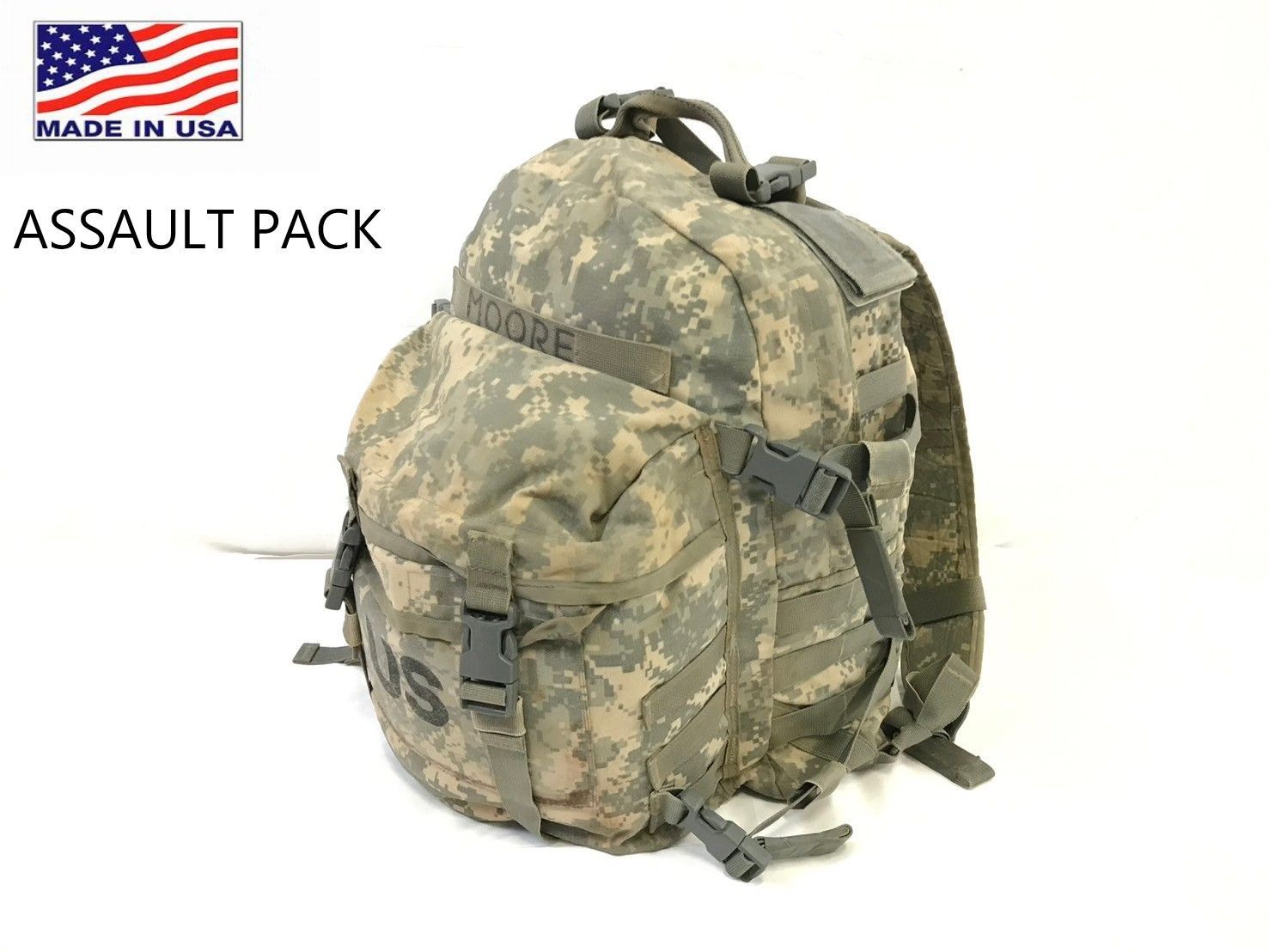 4/9(火)掲載終了！【米軍放出品】MOLLE2 アサルトパック リュック バックパック ミリタリー サバゲー アウトドア EAGLE(100 ...