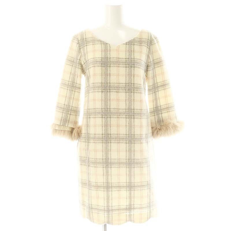 ウィルセレクション WILLSELECTION ワンピース ひざ丈 チェック ウィルセレクション WILLSELECTION ワンピース ひざ丈 チェック