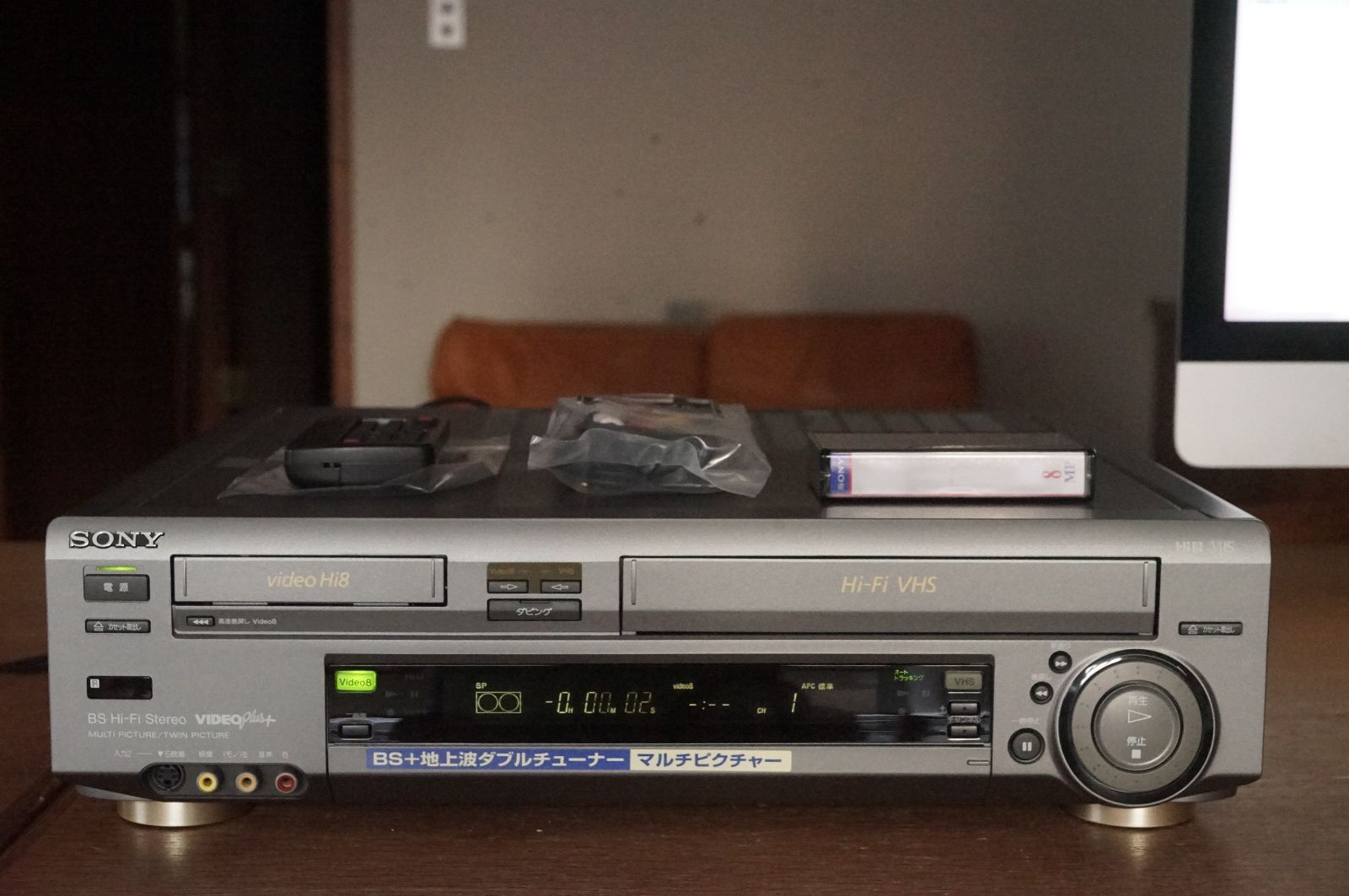 動作保証あり SONY WV-BW2 VHS／HI8 ビデオデッキ - エレクトリックプール - メルカリ