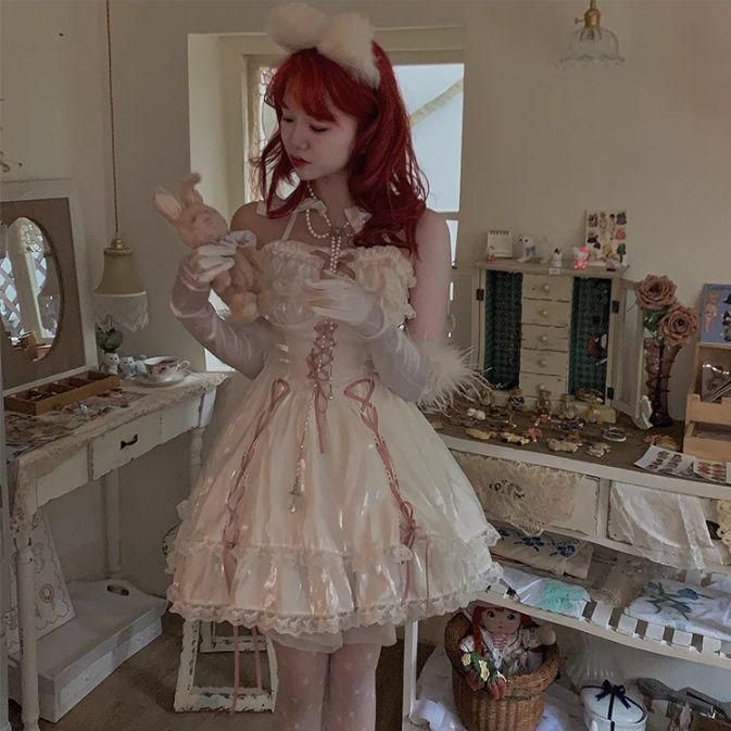 豪華姫系 lolita 可愛 レトロ風 オリジナル jsk ロリータ ワンピース