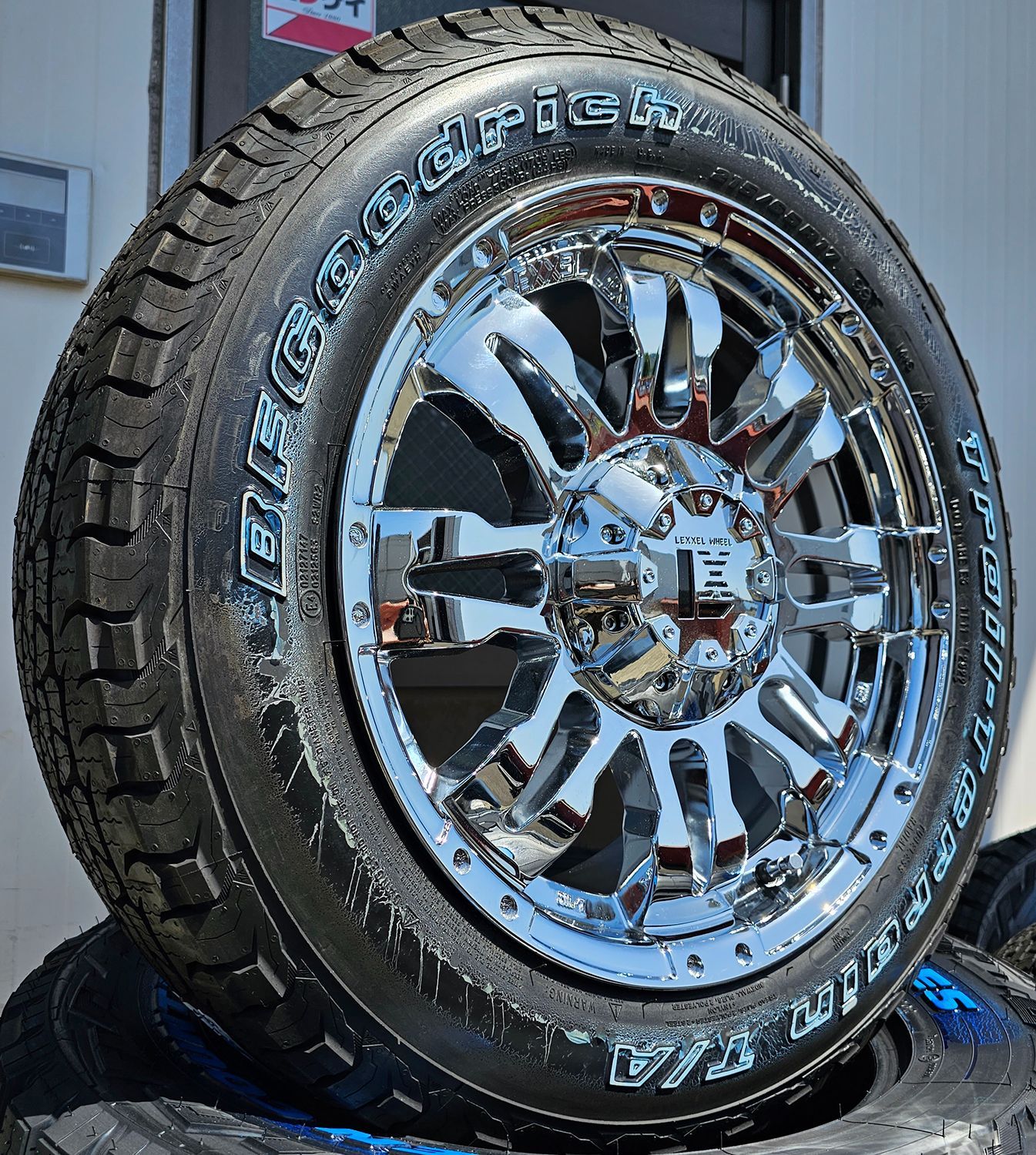 CX5 CX8 RAV4 エクストレイル デリカ D5 17インチ LEXXEL Balano BF グッドリッチ トレイルテレーン T/A 245/65R17 235/65R17 225 ...