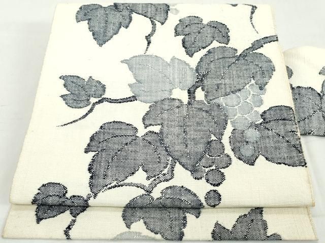 平和屋着物＊夏物 訪問着 絽 葡萄蔦の葉文 正絹 逸品 CAAW0871ng