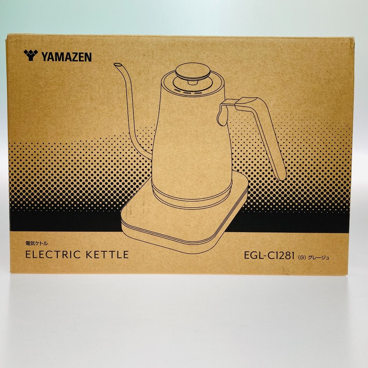 YAMAZEN 山善 電気ポット 電気ケトル 温度調節機能付 0.8L 1200W EGL-C1281 グレージュ - メルカリ