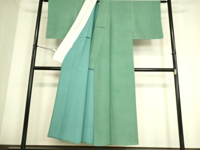 平和屋着物▽上質な小紋 単衣 霞文 ますいわ屋扱い 正絹 逸品