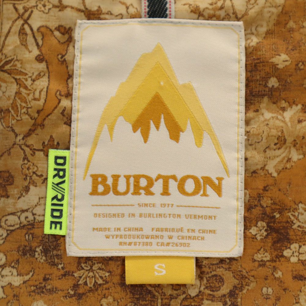 バートン スノーボード ウィンター ジャケット S オリーブ BURTON