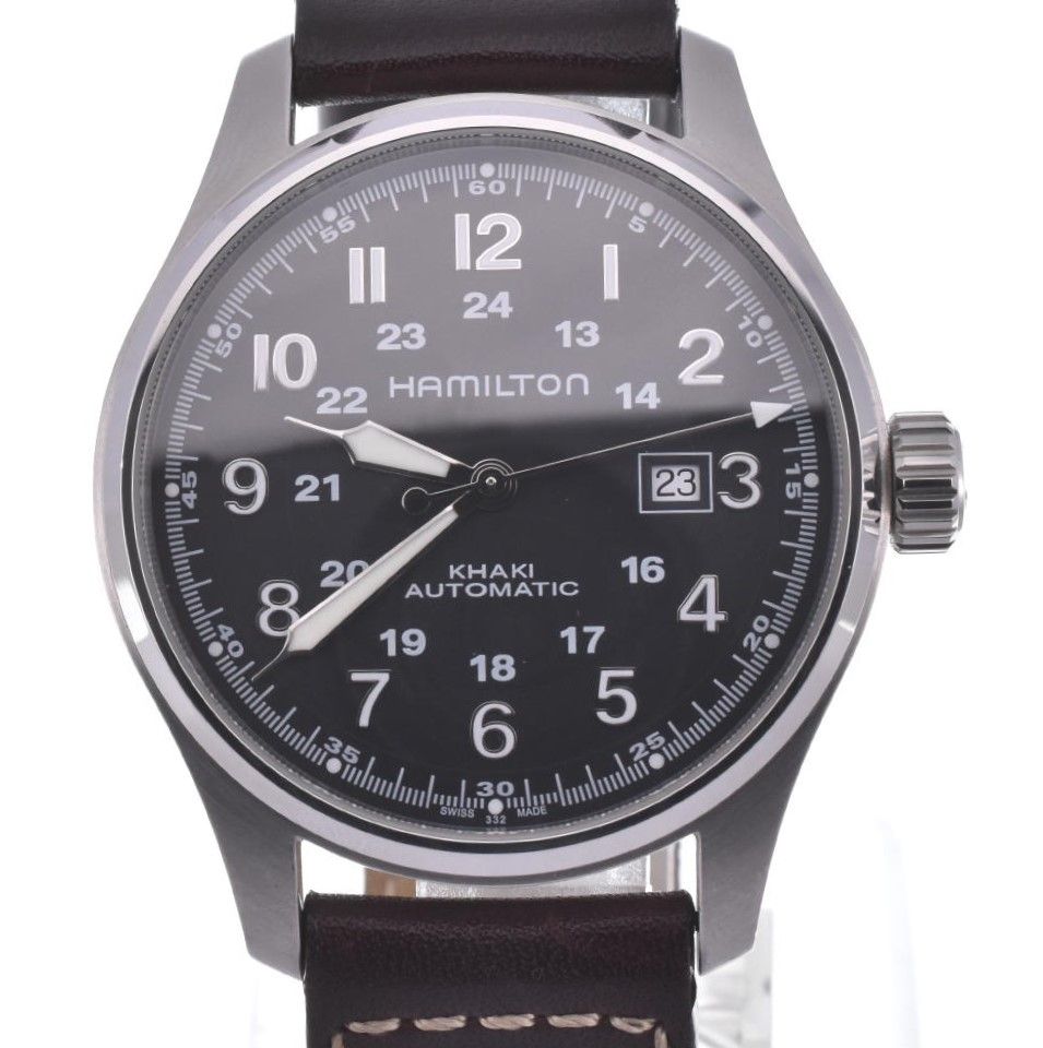 ハミルトン HAMILTON H70625533 カーキ 自動巻き メンズ美品箱・保証書付き R#121923 - メルカリ