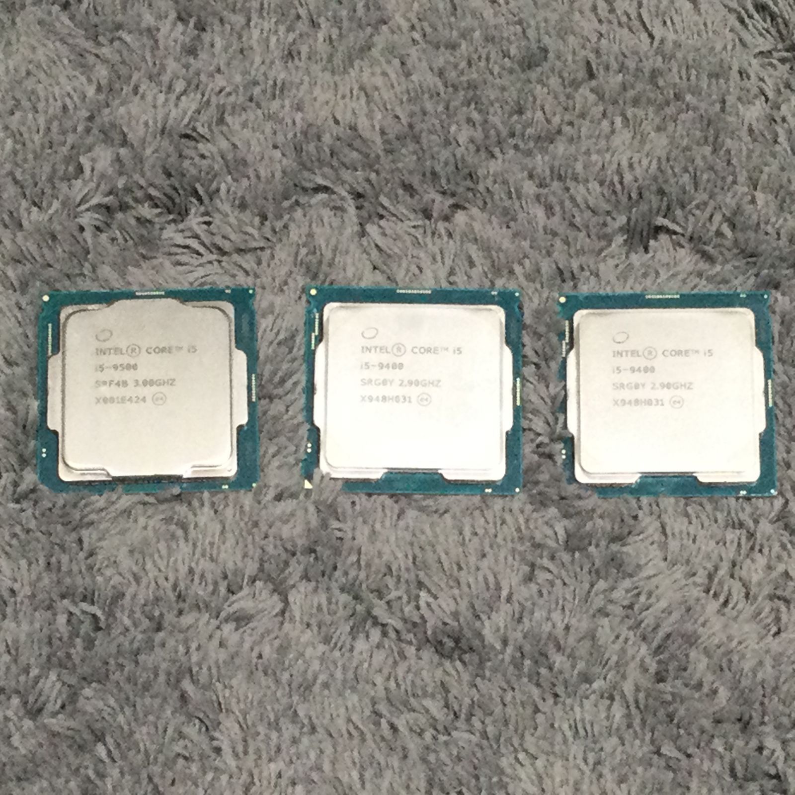 ③ INTEL Core i5-9500 / Core i5-9400 計3枚セット CPUまとめ売り 1000026855775 - メルカリ