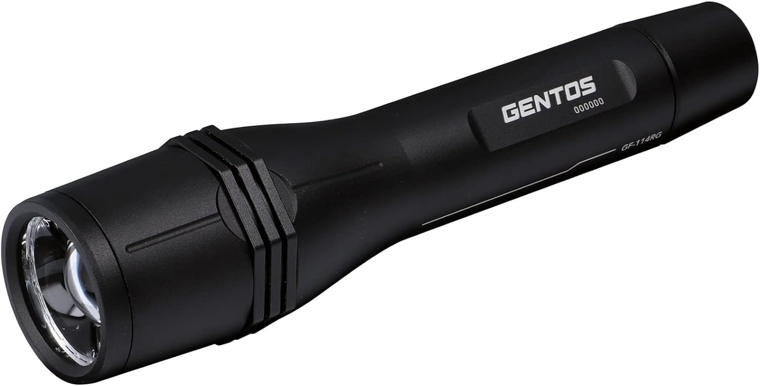 GENTOS(ジェントス) 懐中電灯 LEDライト 充電式(専用充電池/単4電池) 強力 500~1200ルーメン Gシリーズ GF-106/114/116/117RG/専用充電池 - メルカリ