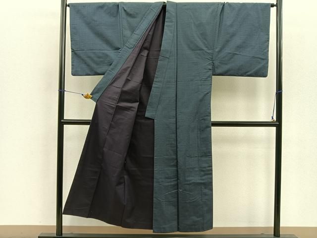 平和屋着物○男性 本場大島紬 アンサンブル 100亀甲 正絹 逸品