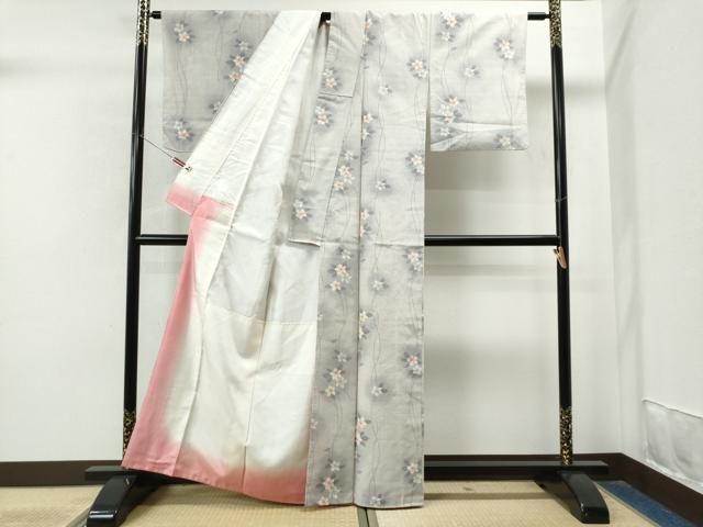 平和屋着物○小千谷紬 枝花文 正絹 逸品 CAAS7189yc - メルカリ