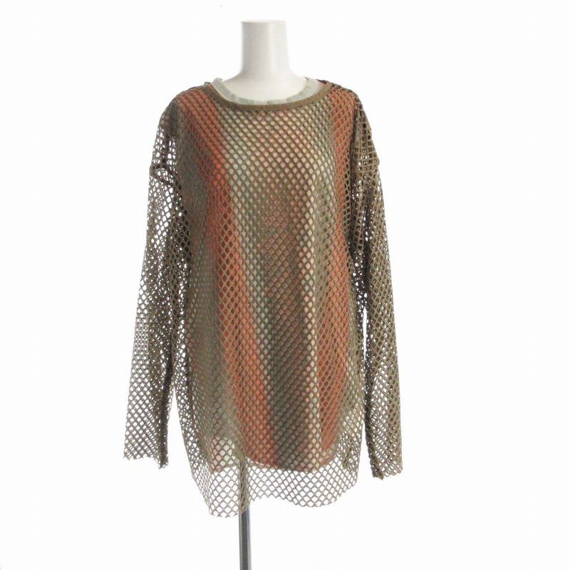 アメリヴィンテージ Ameri VINTAGE 22SS メッシュカットソー インナー付き 長袖 F マルチカラー 02210360380 /RO - メルカリ