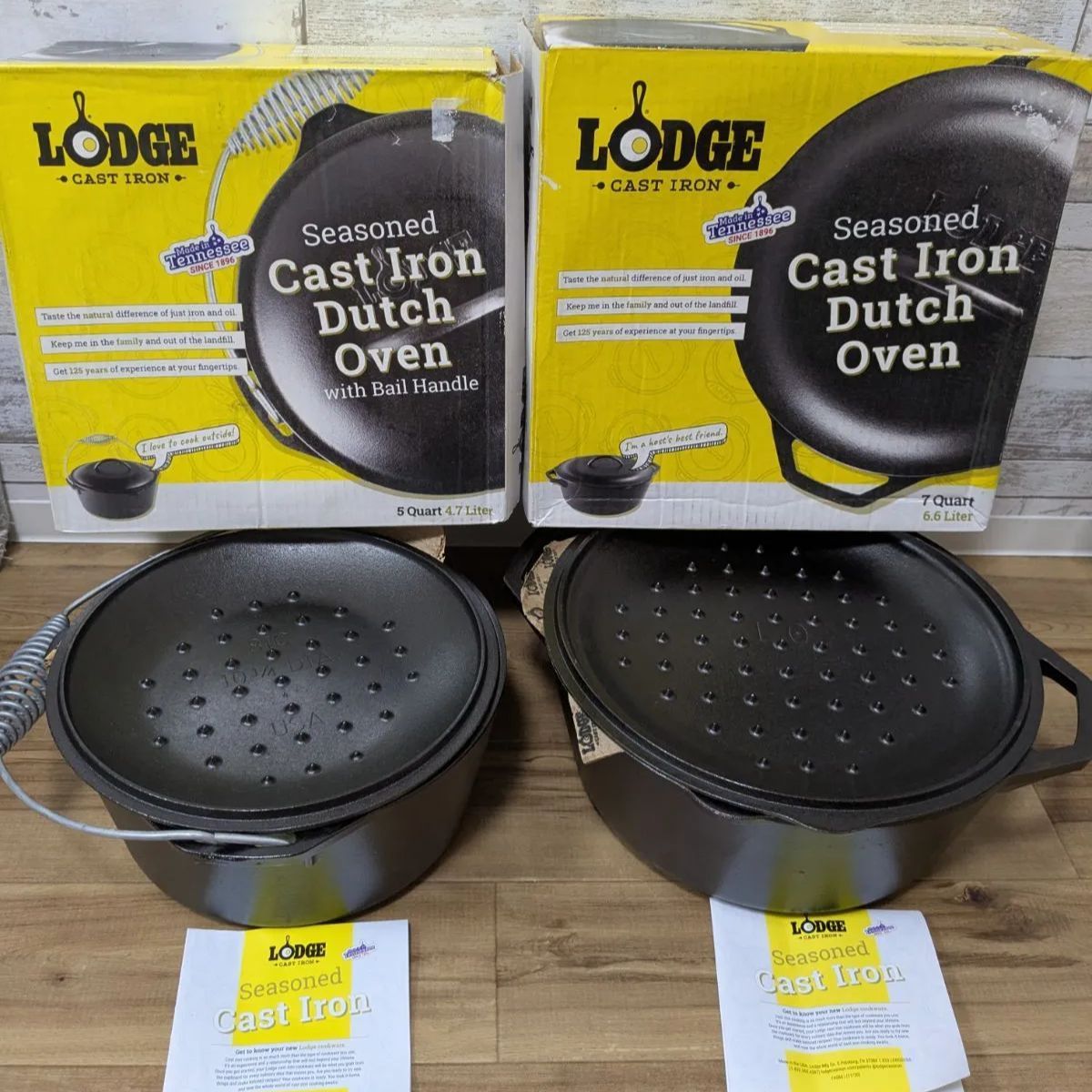 LODGE ロジック キッチンオーブン BBQ用品 ダッチオーブン L8DO3 、L10DOL3 未使用品 - メルカリ