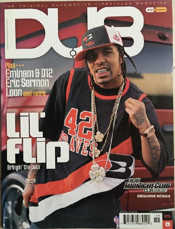 【ダブマガジン US版】 No.19 Lil' Flip DUB Magazine USA 輸入雑誌 自動車雑誌 リル・フリップ ...