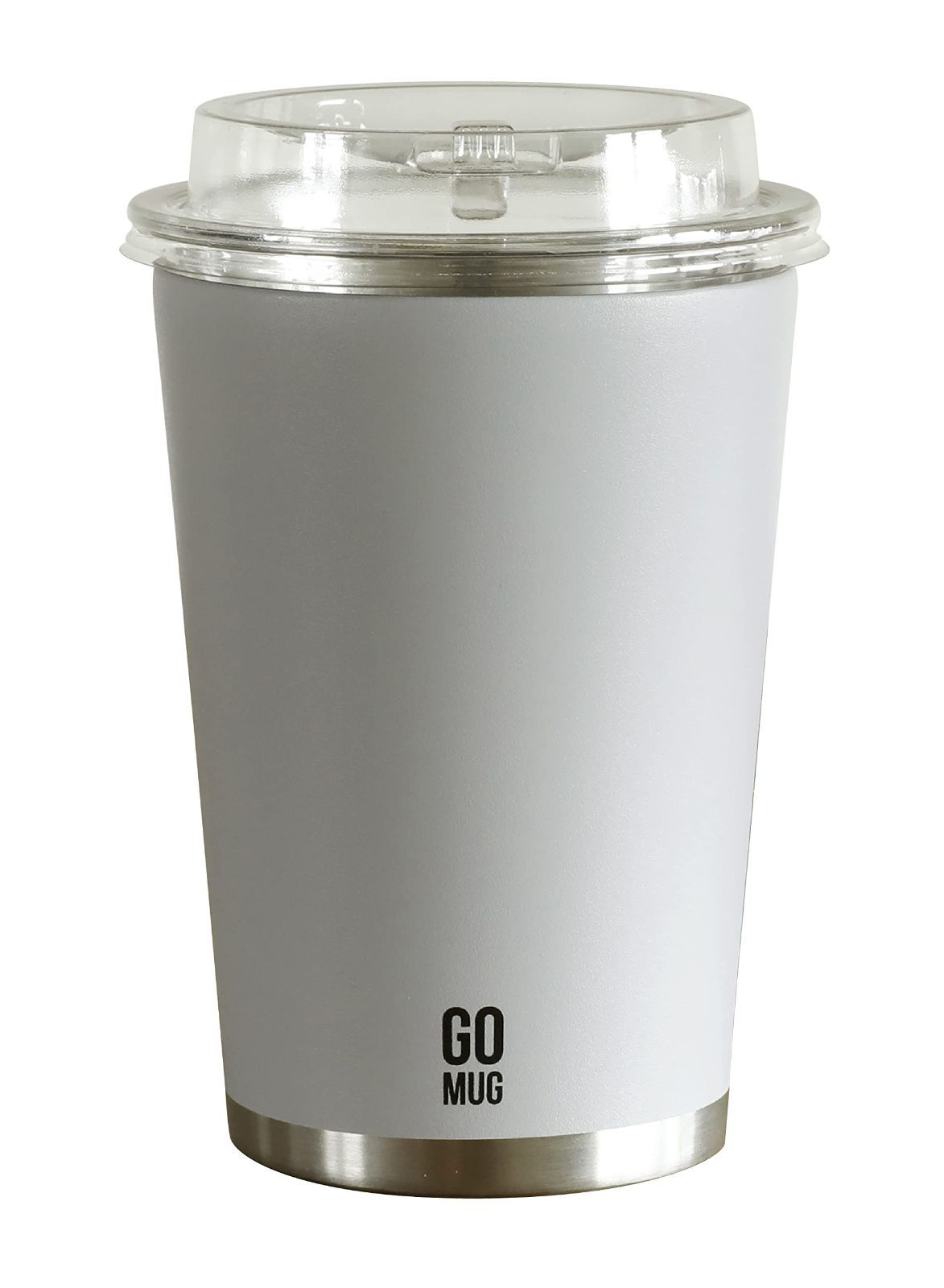 【在庫処分】GOMUG CAFE コーヒーカップ コンビニ 2層構造] 真空断熱 [ステンレス Mサイズ 460ml ライトグレー タンブラー JAPAN) シービージャパン(CB - メルカリ