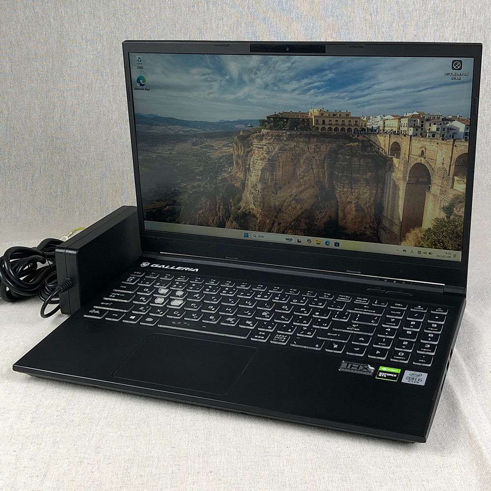 ジャンク品 ゲーミングノートPC パソコン GALLERIA ガレリア GCL1650TGF【i5-10200H・GTX1650Ti・16GB ...
