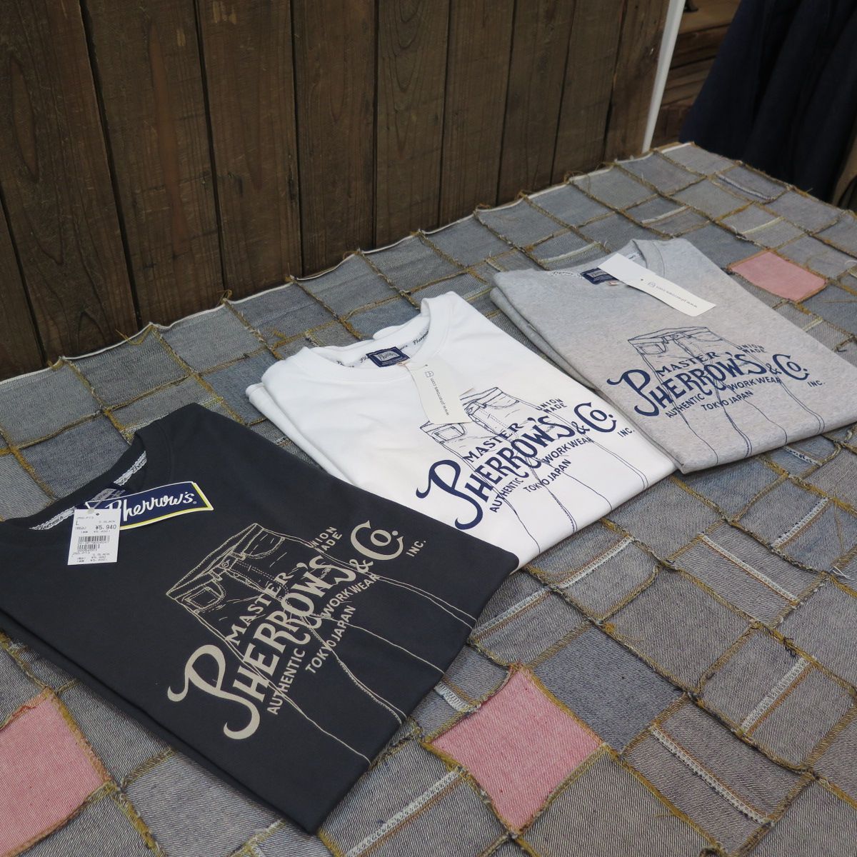 【フェローズ】 デニムプリントTシャツ Pherrow's 25S-PT3 - メルカリ