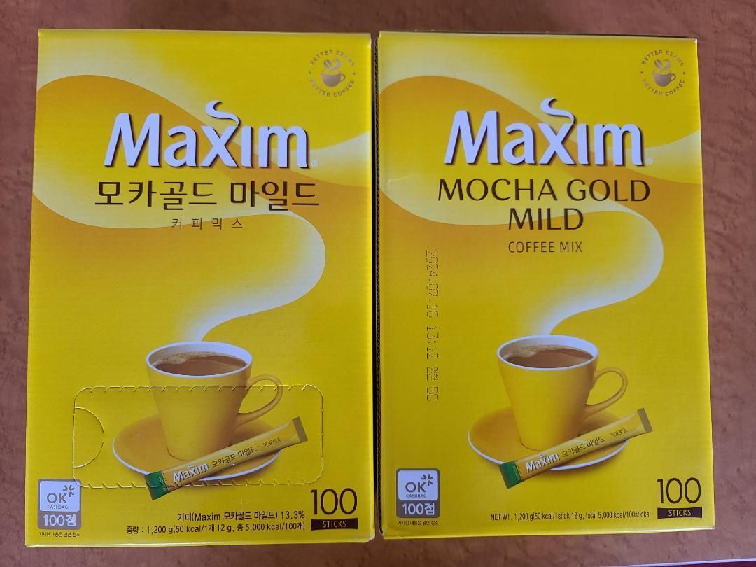 MAXIM モカゴールド100本x2 マキシム インスタント 韓国コーヒー - JY FOOD - メルカリ