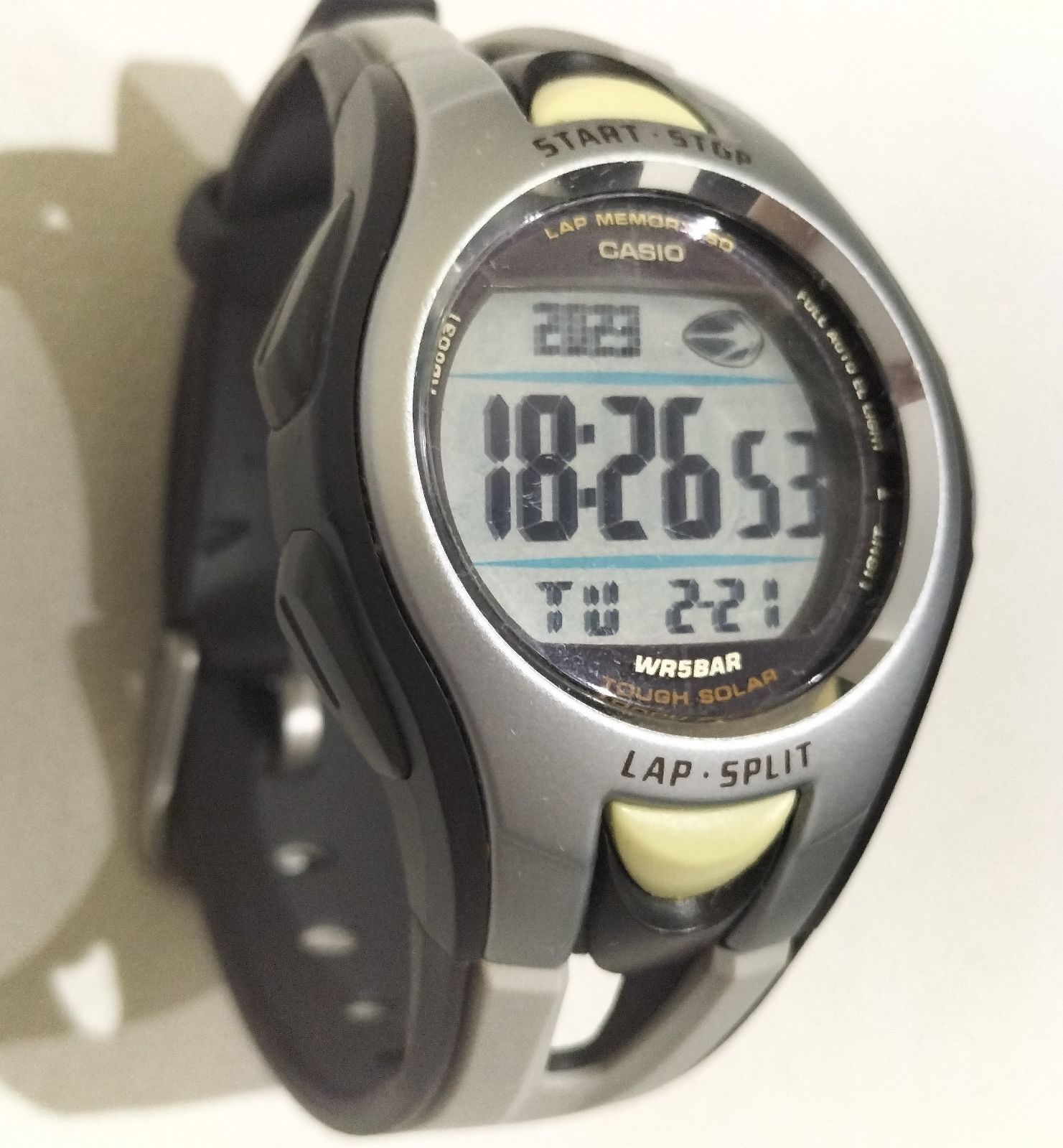 太陽光充電 軽量ランニングウォッチ【電池交換 正常稼働】CASIO カシオ スポーツギア PHYS STR-210J タフソーラー搭載腕時計メンズ レディース ユニセックス - たからやま ...