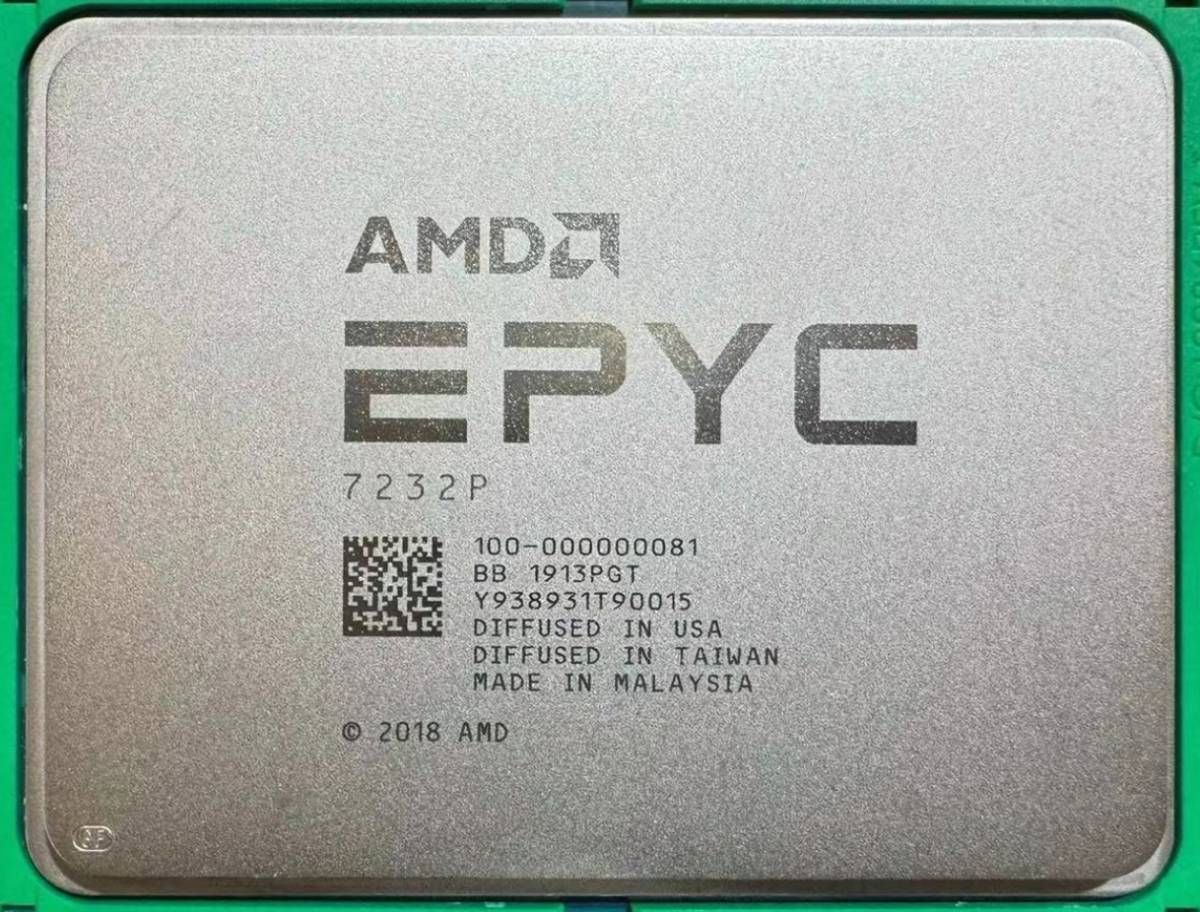 AMD EPYC 7232P 8C 3.1GHz 3.2GHz 32MB Socket SP3 1P 120W - メルカリ