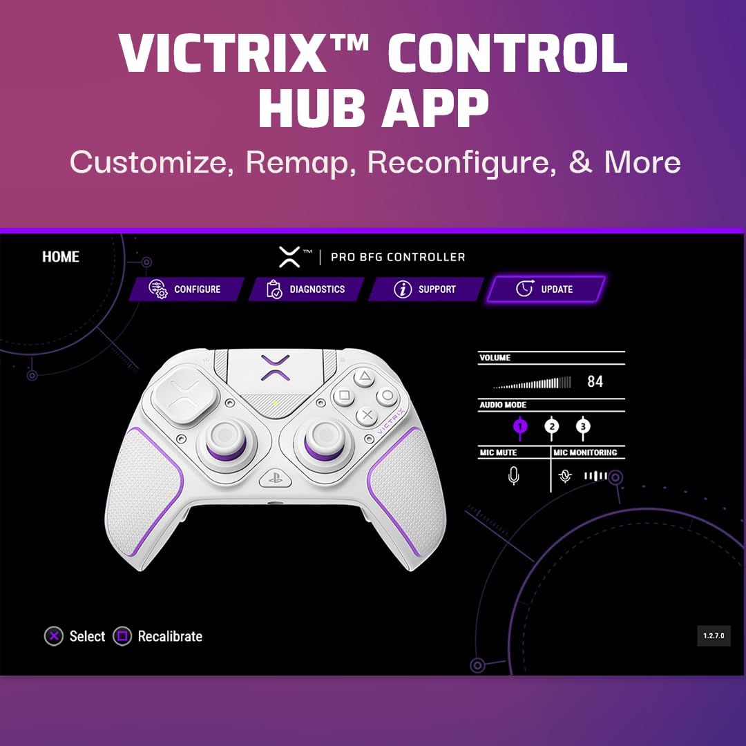 PDP Victrix Pro BFG Wireless Gaming Controller for PS5, ビクトリクス プロコントローラー PS5 ホワイト 【SONYオフィシャル ...