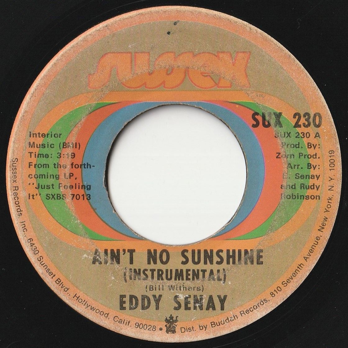 Eddy Senay Ain't No Sunshine (Instrumental) / Hot Thang (Instrumental ...