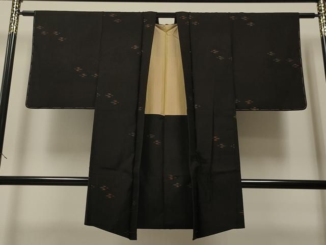 平和屋着物○国指定重要無形文化財 本場久米島紬 手織り 羽織