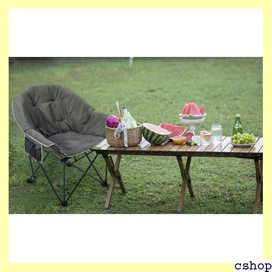 限定！ SOLO UP アウトドア チェア ムーンチェア 座面脱着可能な