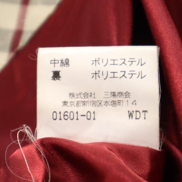 バーバリー 総柄 中綿コート 7 レッド系 BURBERRY レディース - メルカリ