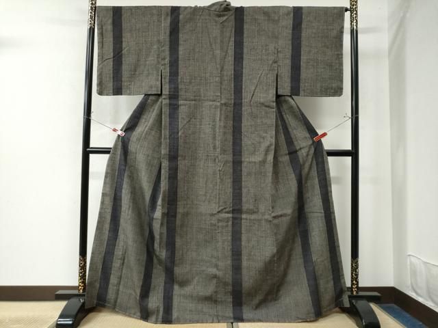 平和屋着物○結城紬 菱草木文 そごう百貨店扱い 正絹 逸品 CAAW3166ut