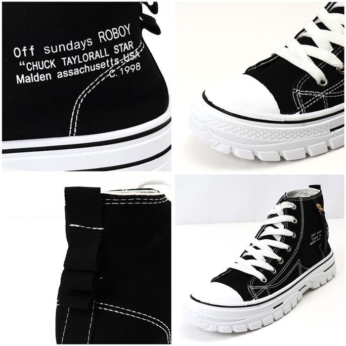 ☆ ブラック ☆ 40(25cm) ☆ ハイカット 厚底スニーカー メンズ ☆ ブラック ☆ 40(25cm) ☆ ハイカット 厚底スニーカー メンズ