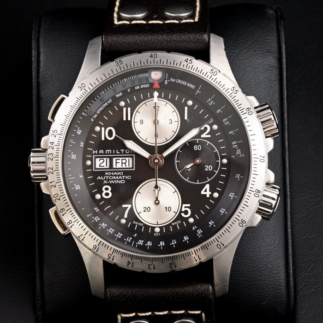 Hamilton Khaki Aviation X-Wind Automatic Chronograph H776160 Men's ...