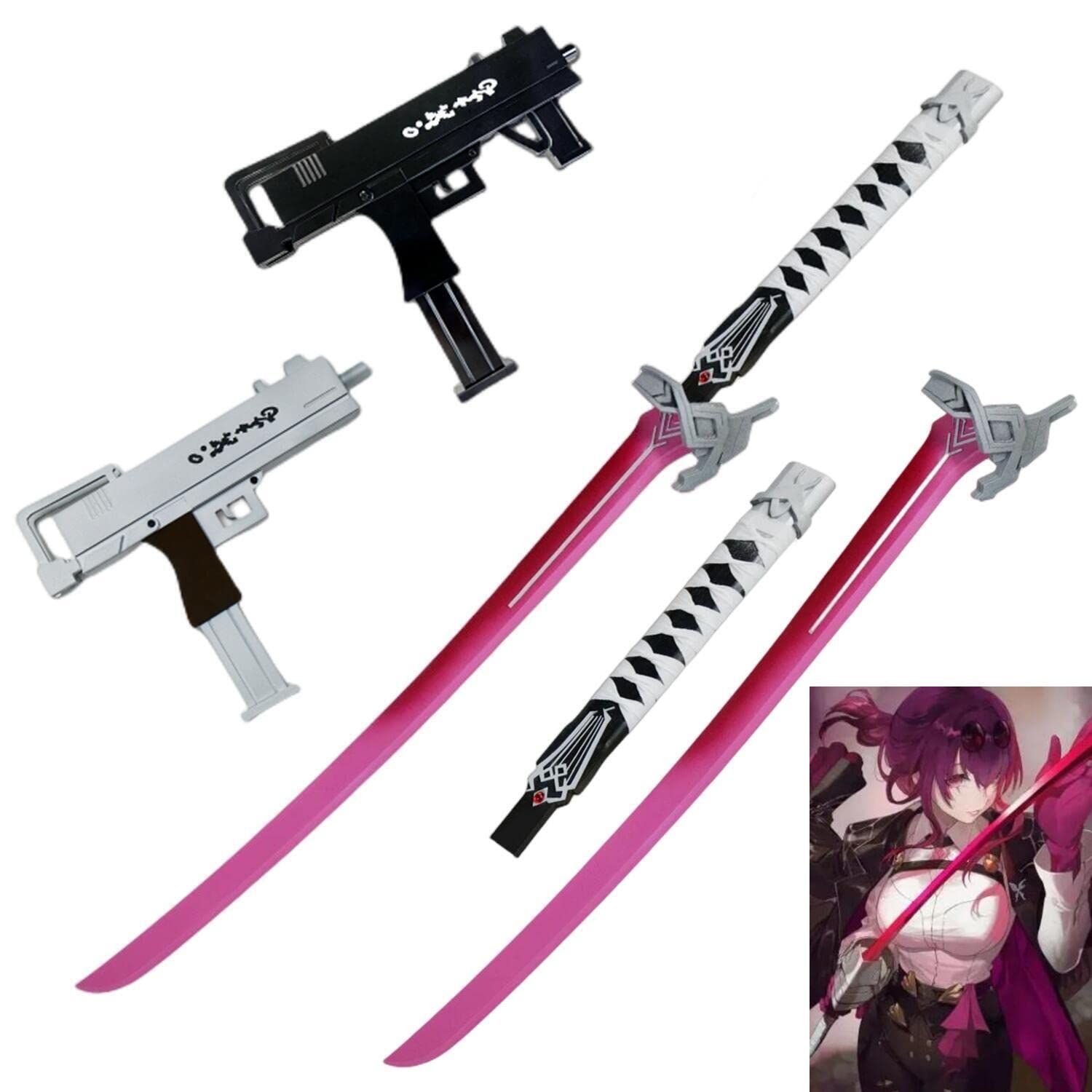 五次元 崩壊 スターレイル カフカ Kafka コスプレ道具 武器 周辺 PVC銃/刀剣木質 仮装 cosplay ?芙? 刀108CM ...