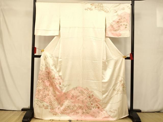 平和屋着物○訪問着 絞り 辻が花 金彩 正絹 逸品 CAAW3987vf