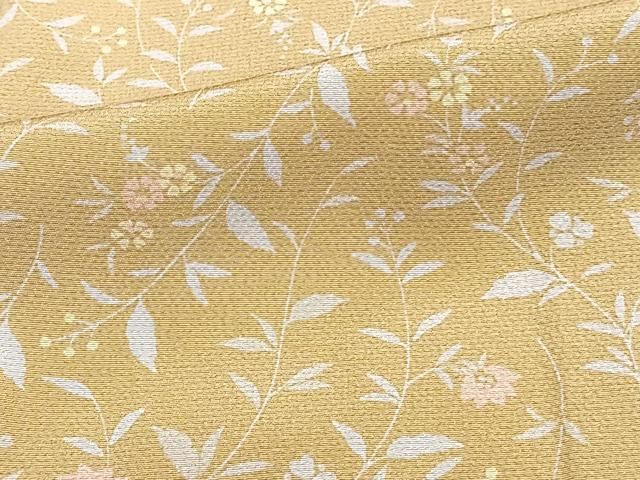 平和屋着物□上質な小紋 枝花文 正絹 逸品 CAAT6657xi