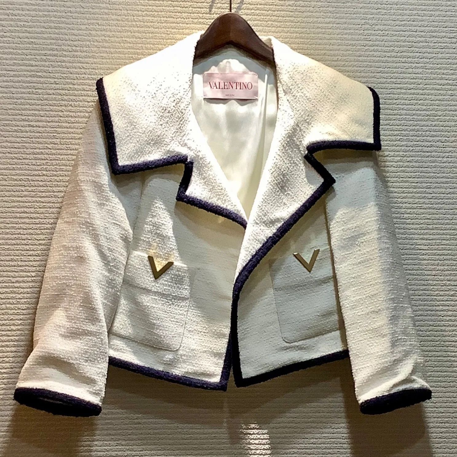2022-23 ヴァレンティノ VALENTINO V金具 セーラーカラー 2022-23 ヴァレンティノ VALENTINO V金具 セーラーカラー